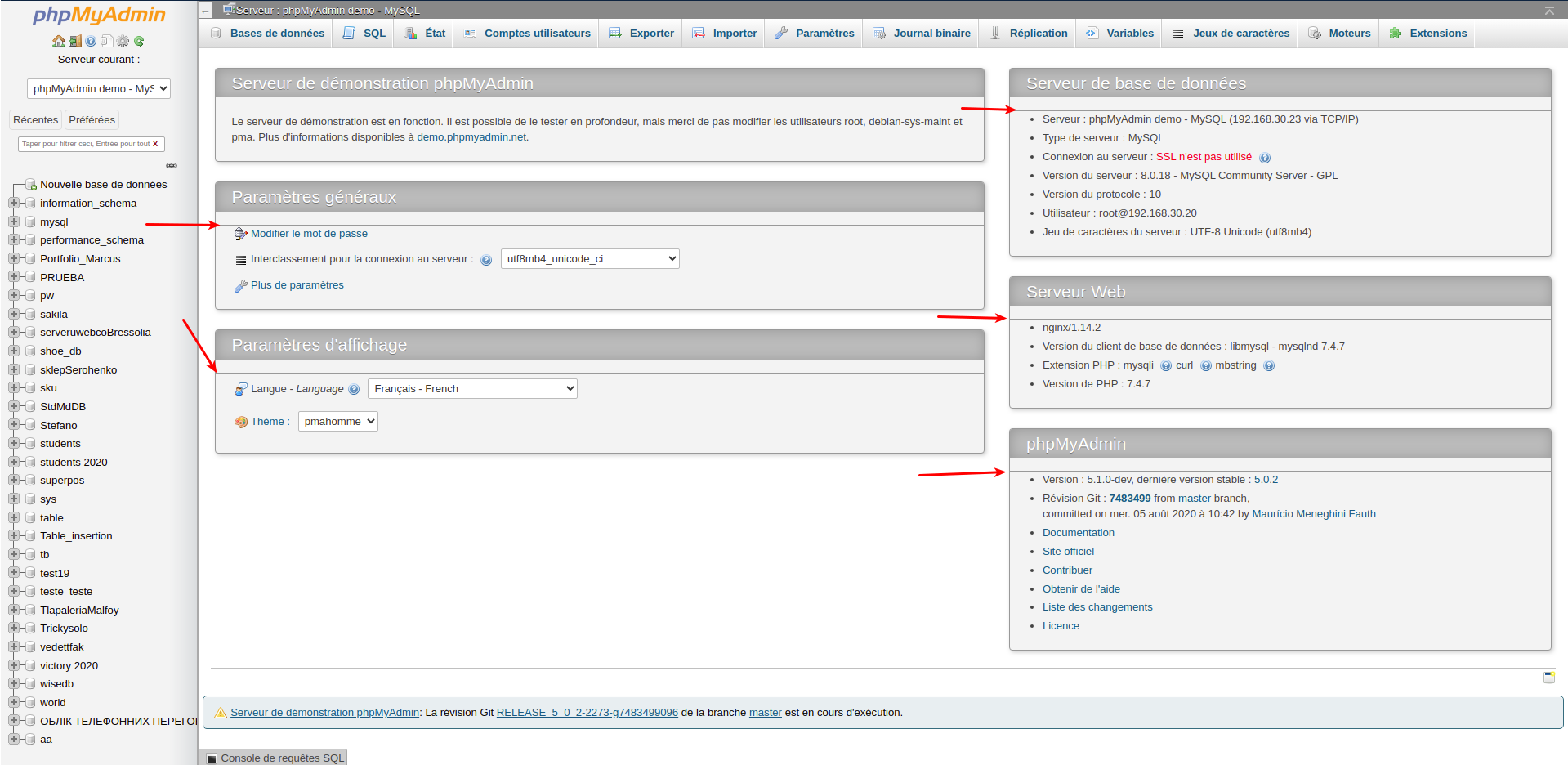 Ugly black lines below the headers of main page · Issue #16295 · phpmyadmin/phpmyadmin · GitHub