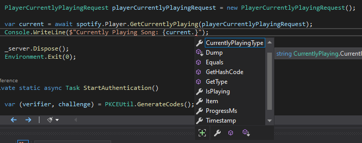 Can't retrieve currently playing song name... · Issue #588 · JohnnyCrazy/SpotifyAPI-NET · GitHub