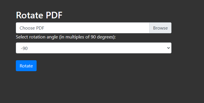 add rotate pages feature · Issue #6 · Stirling-Tools/Stirling-PDF · GitHub