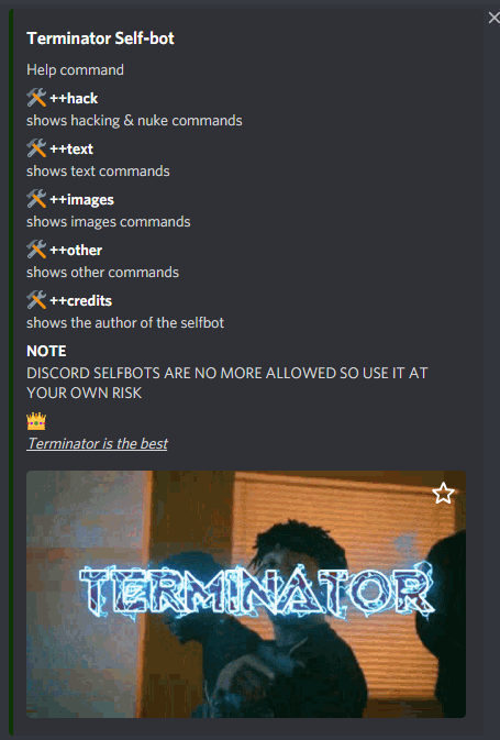 Github Zeynoxapps Terminator