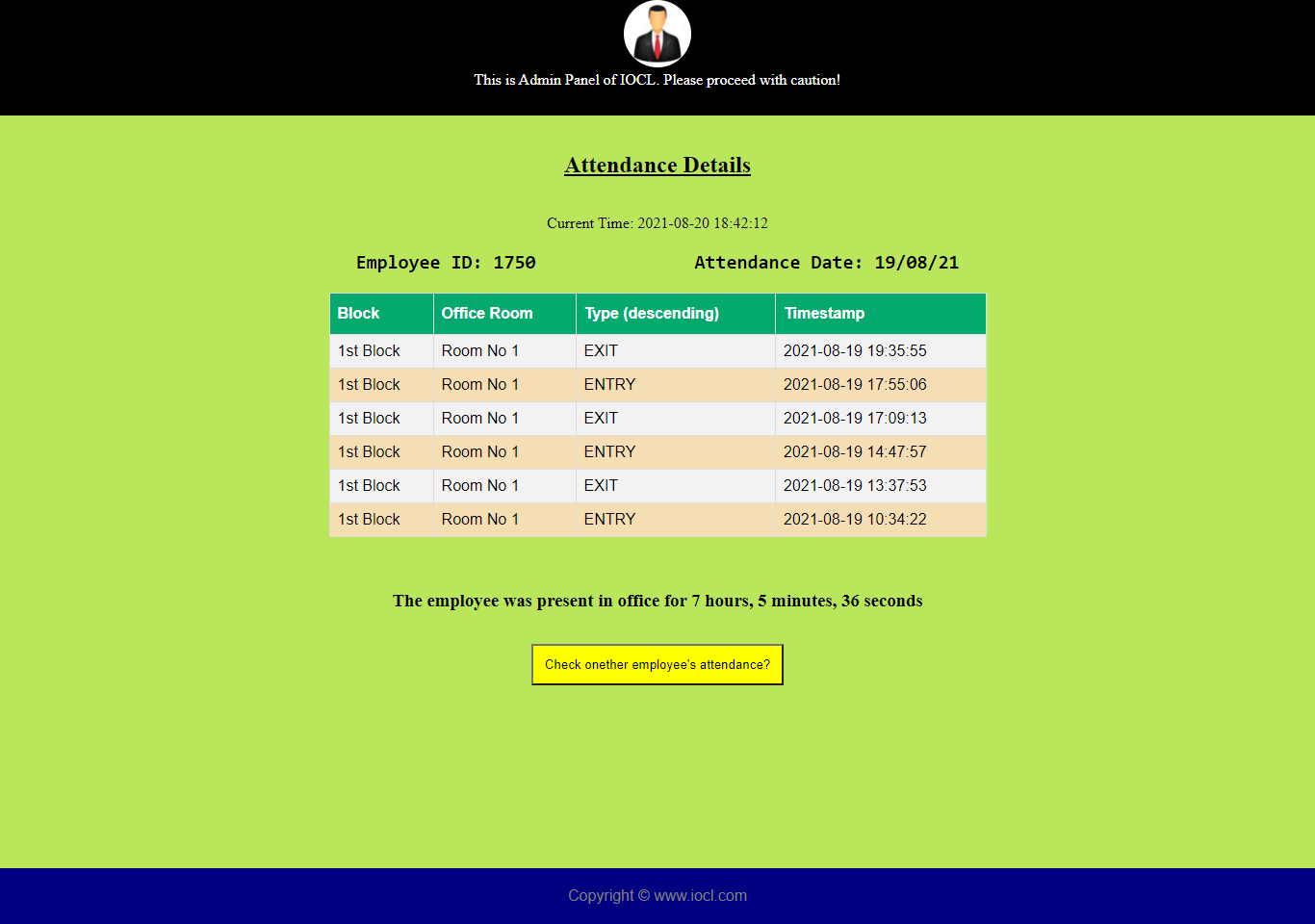 GitHub - Mrin45/Employee-Movement-Tracking-and-Monitoring-Website-for-IOCL: A website was built ...