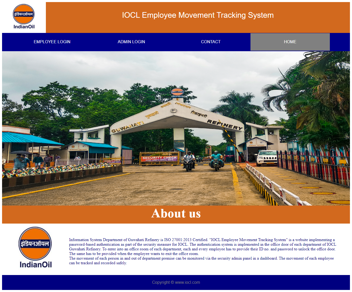GitHub - Mrin45/Employee-Movement-Tracking-and-Monitoring-Website-for-IOCL: A website was built ...