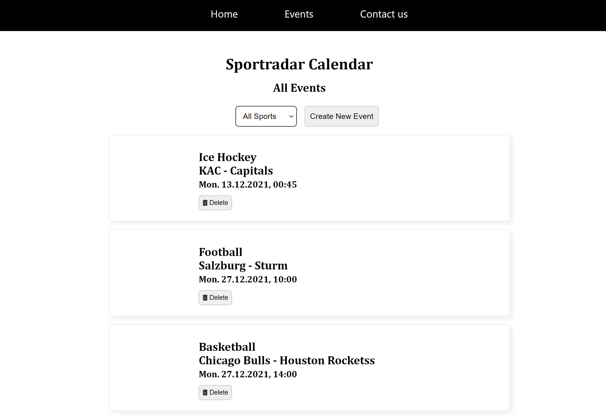 GitHub - Dealibros/sportradar-event-calendar: Calendar for sport events