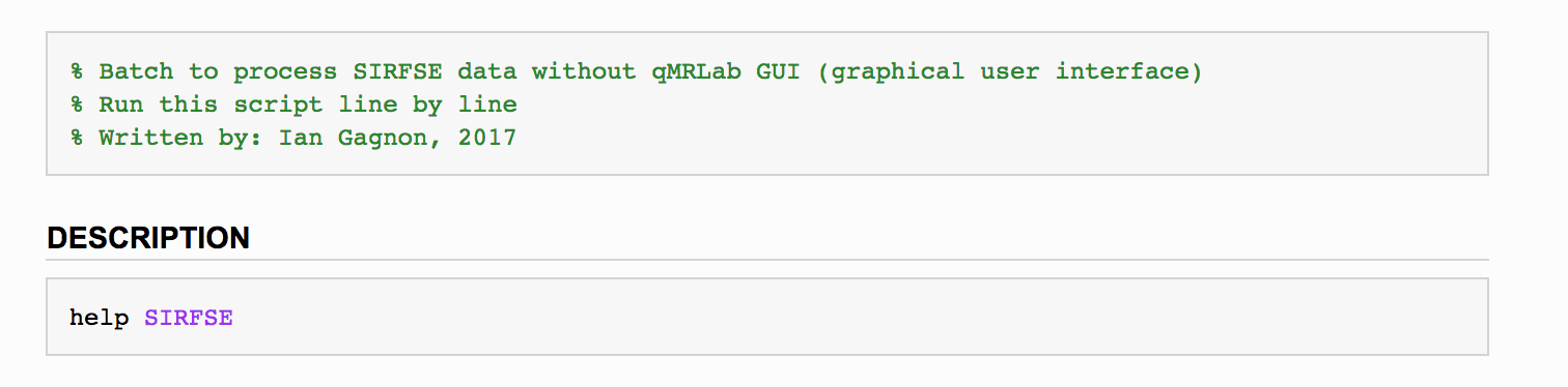 [DOC] font of and style of menu changes for batch examples · Issue #109 · qMRLab/qMRLab · GitHub