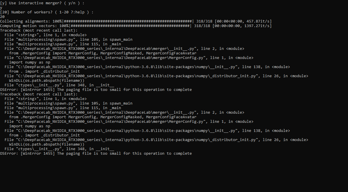 Doesn T Merge · Issue 5332 · Iperov Deepfacelab · Github