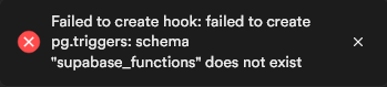 Failed to create a Webhook · Issue #12008 · supabase/supabase · GitHub