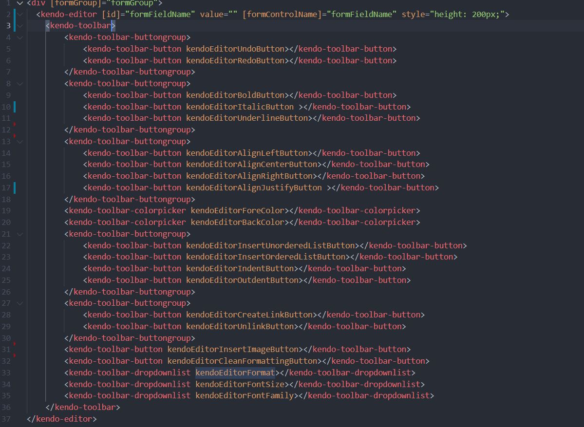Editor - Icons in buttons inside custom toolbar are not displayed with ChangeDetectionStrategy ...
