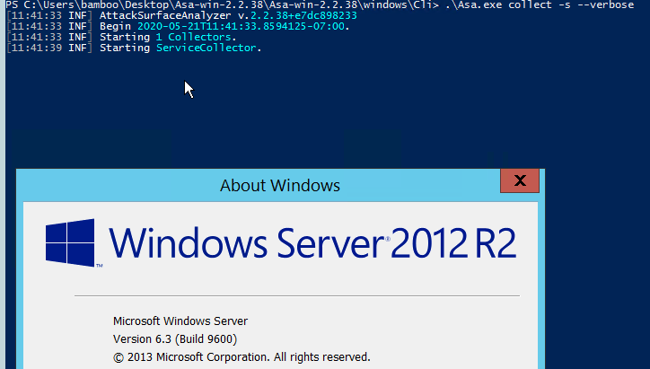 ServiceCollector stalling on Windows 8 · Issue #453 · microsoft/AttackSurfaceAnalyzer · GitHub
