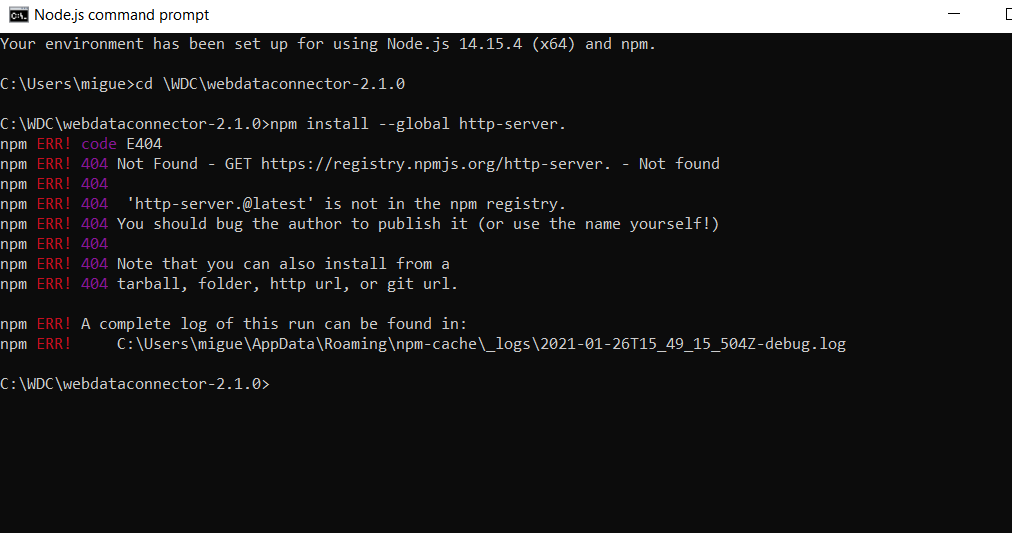 Ayuda con el WDC - Tableau · Issue #434 · tableau/webdataconnector · GitHub