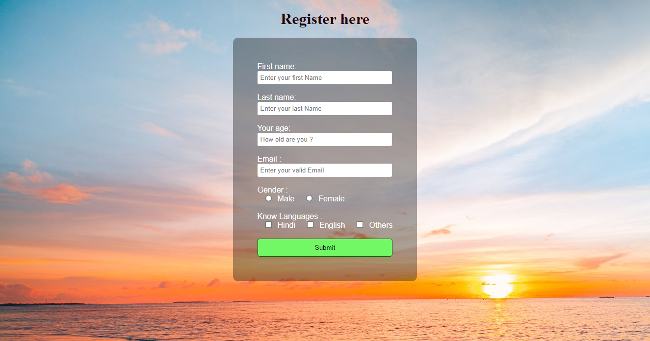 GitHub - KILLERTIAN/Registration-Page