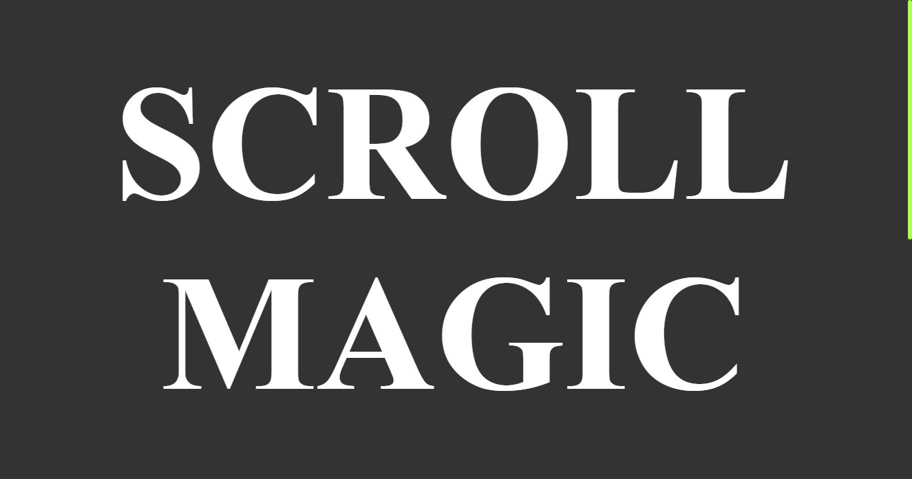 GitHub - KILLERTIAN/Magic-Scroll-Animation