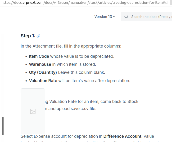 ERPNext Docs - Stock Depreciation Entry Links Broken · Issue #27711 · frappe/erpnext · GitHub