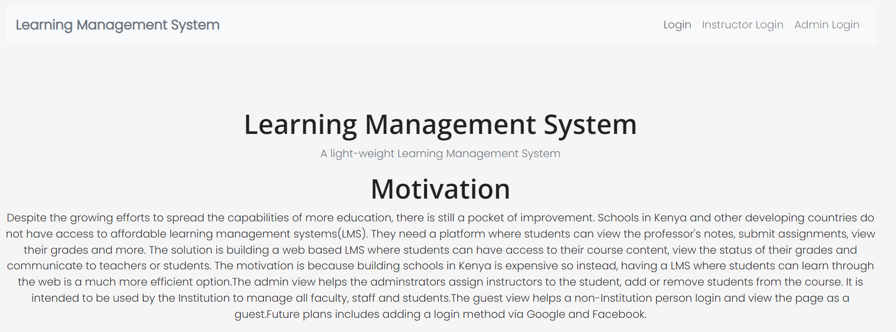 GitHub - MountainBikerYYC/Learning-Management-System: A web application ...