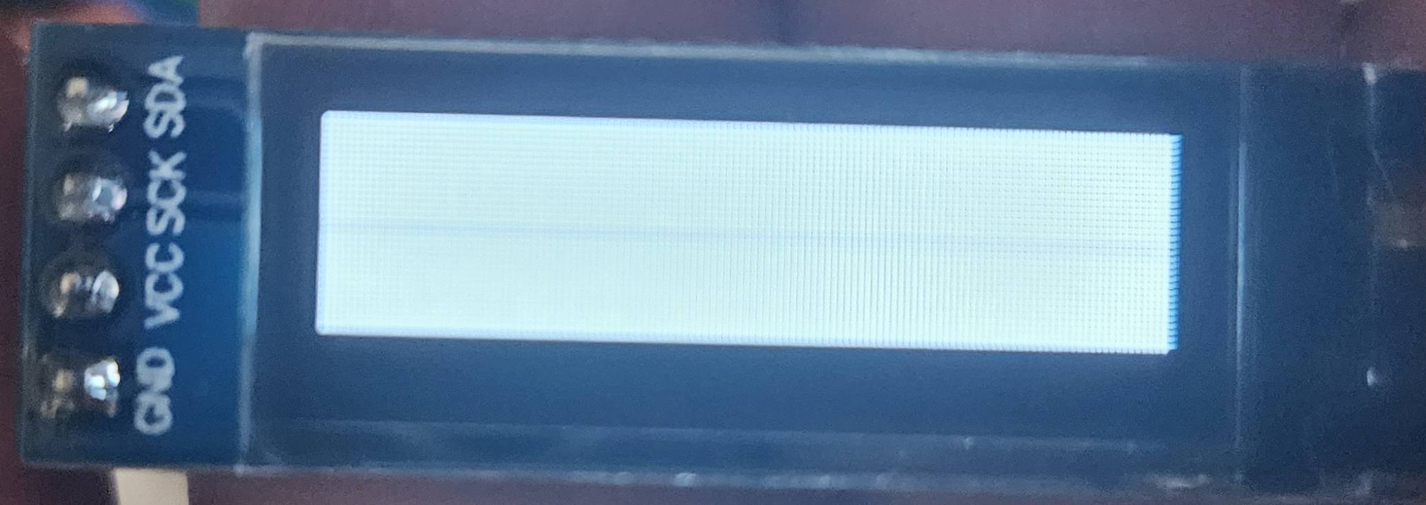 SSD1306 OLED Display only showing complete white · Issue #4593 · esphome/issues · GitHub