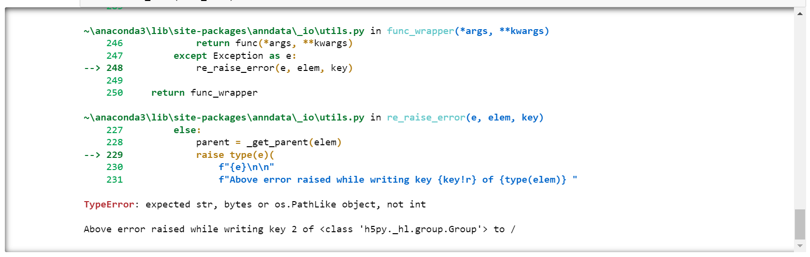 save anndata object to h5ad file · Issue #262 · BiomedicalMachineLearning/stLearn · GitHub
