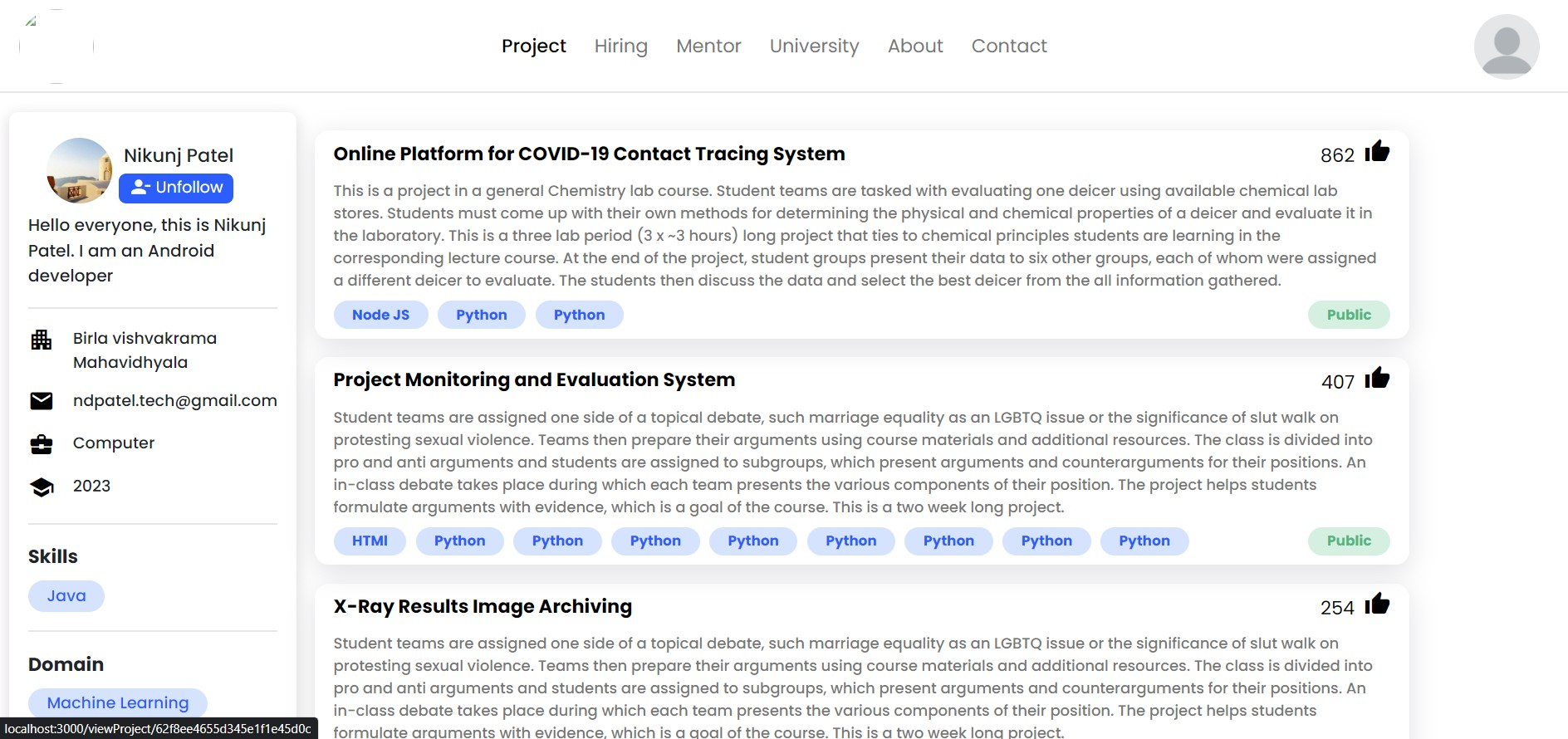 GitHub - khushi2706/ProjectExpo
