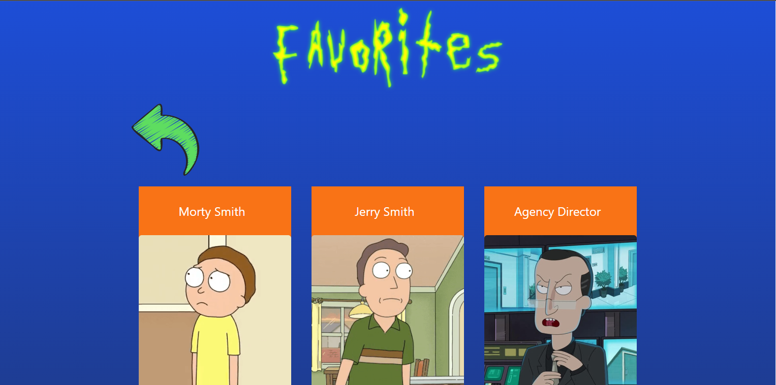 GitHub - guivargas95/RickAndMorty: Do you like Rick And morty? With this full responsive app you ...