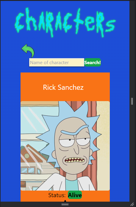 GitHub - guivargas95/RickAndMorty: Do you like Rick And morty? With this full responsive app you ...