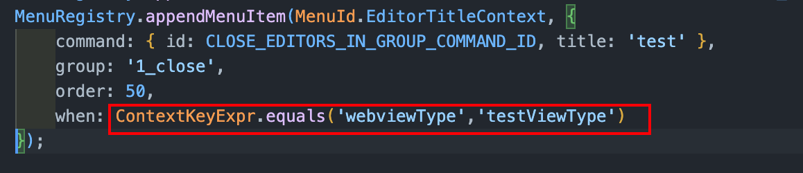 Add Support For Customizing Context Menus In Webview Title Section · Issue 175406 · Microsoft