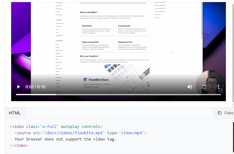 Create a Video component for adding video files · Issue #801 · Clueless-Community/seamless-ui ...