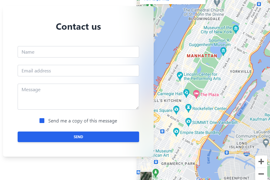 Create a contact-us-map.html · Issue #1110 · Clueless-Community/seamless-ui · GitHub
