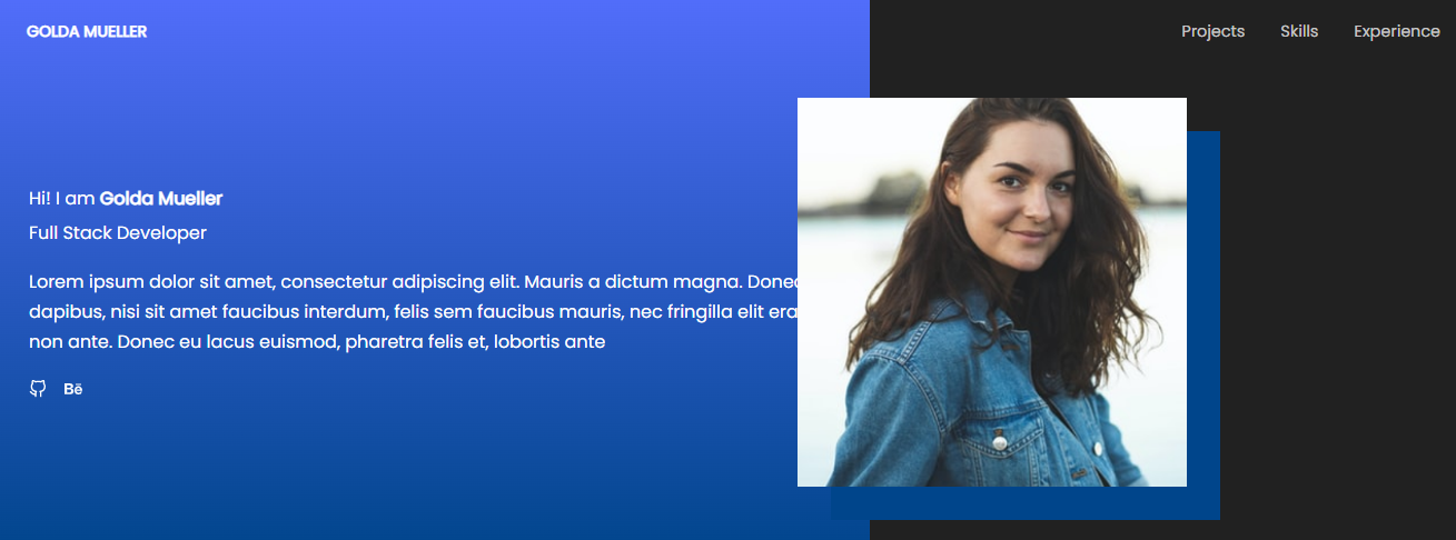 [BUG]: Text overlapping on some dimensions · Issue #260 · shelcia/dynamic-portfolio · GitHub