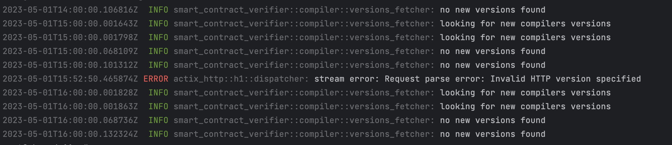 Infinity loading contract verification · Issue #7374 · blockscout/blockscout · GitHub