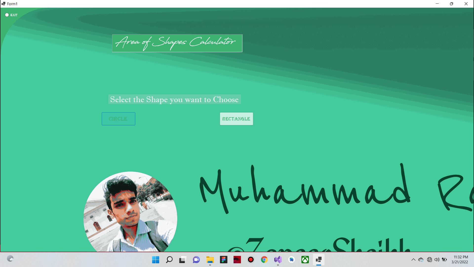 GitHub - ZapeeoSheikh/Shapes-Area-Calculator: This is a GUI based ...