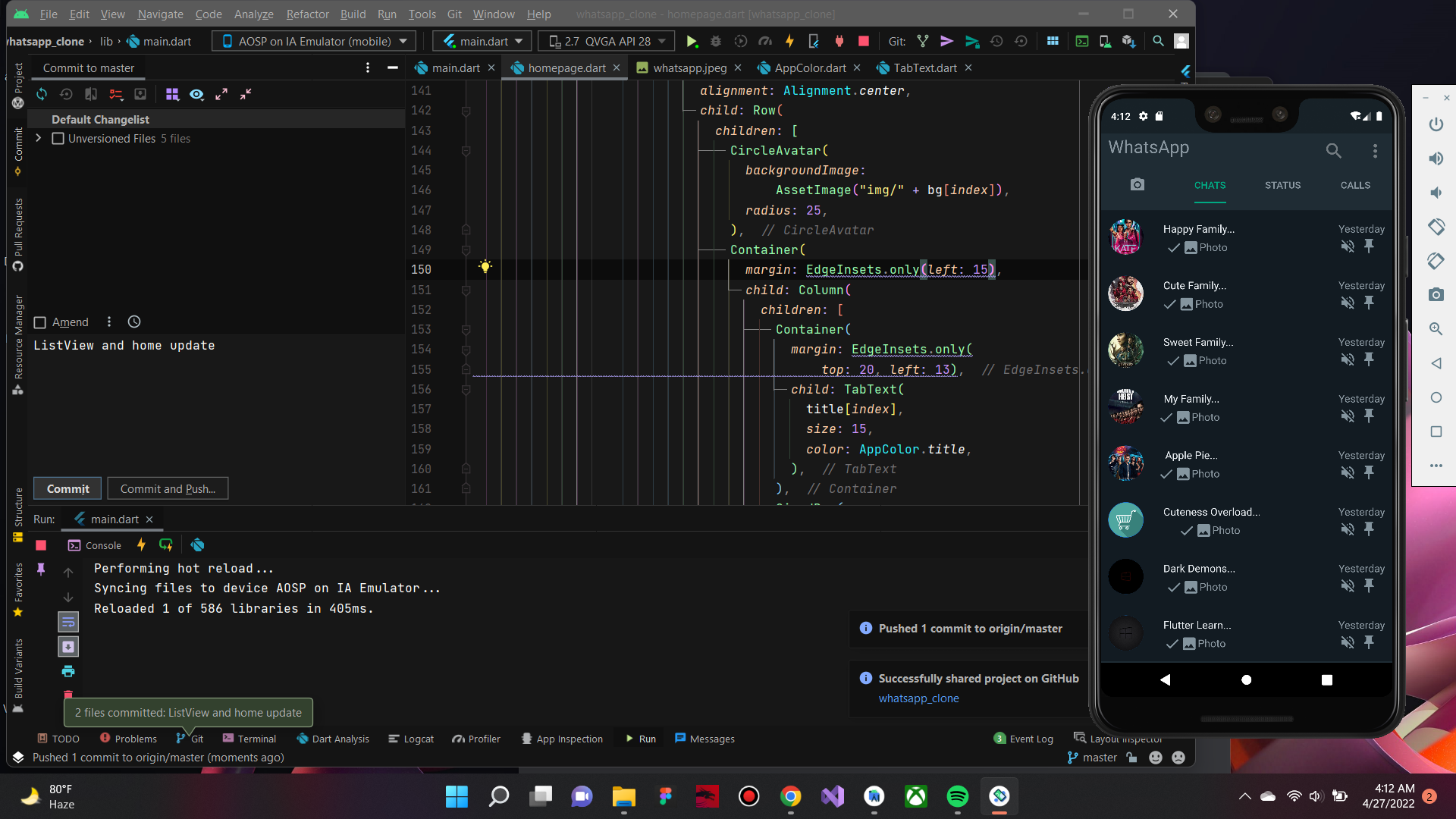 GitHub - ZapeeoSheikh/whatsapp_clone