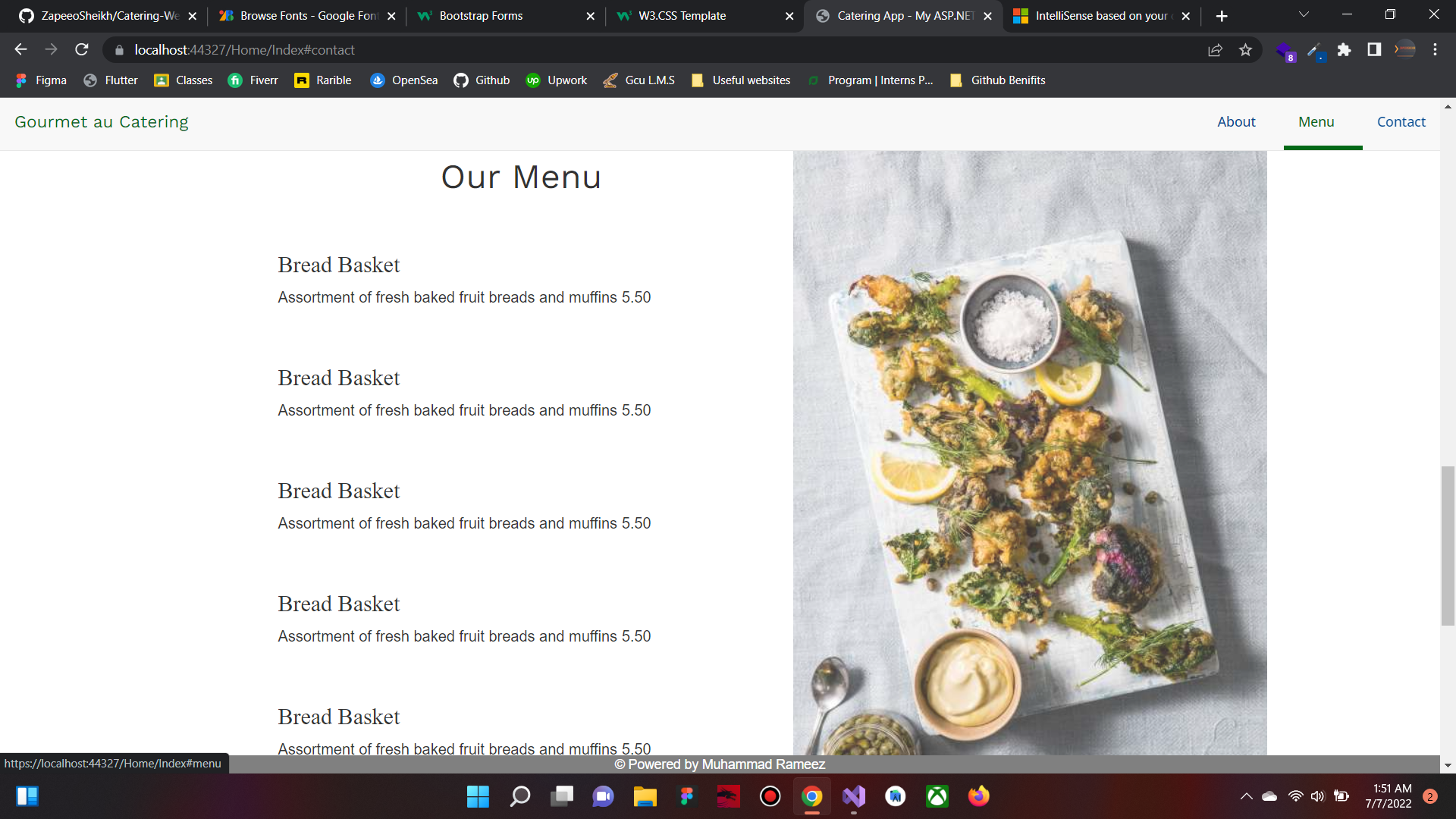 GitHub - ZapeeoSheikh/Catering-Website: Clone of W3schools W3.Css ...