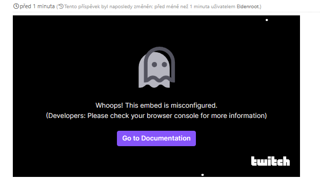 Twitch video code is wrong · Issue #4504 · mybb/mybb · GitHub