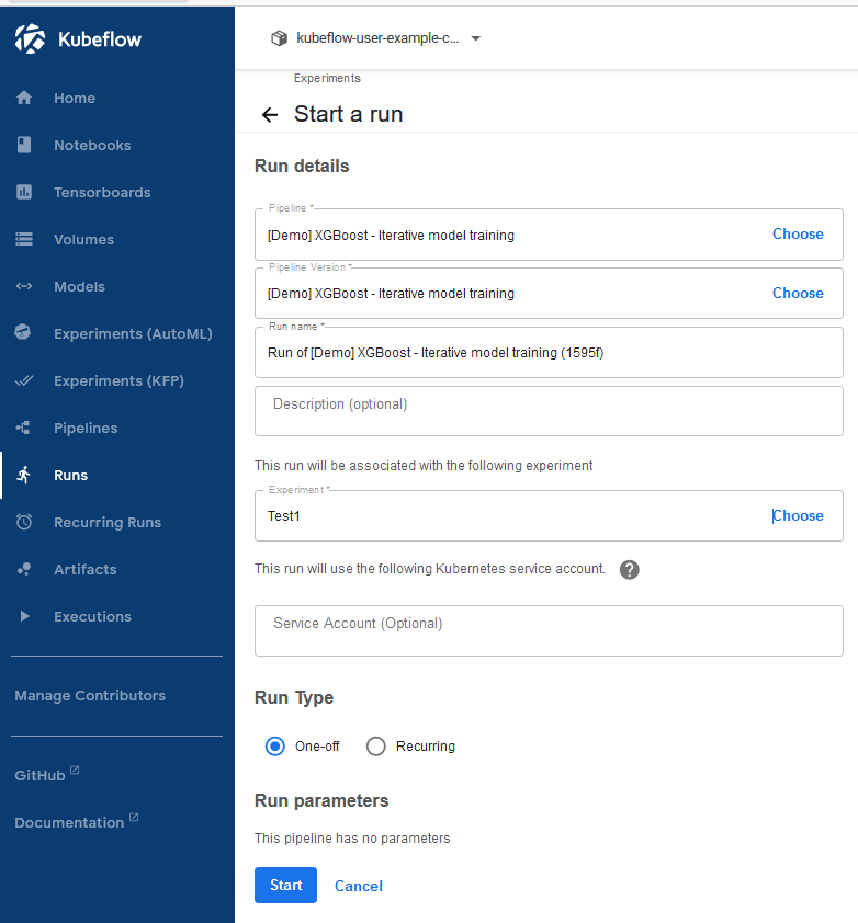 Cannot launch example pipelines · Issue #6240 · kubeflow/kubeflow · GitHub