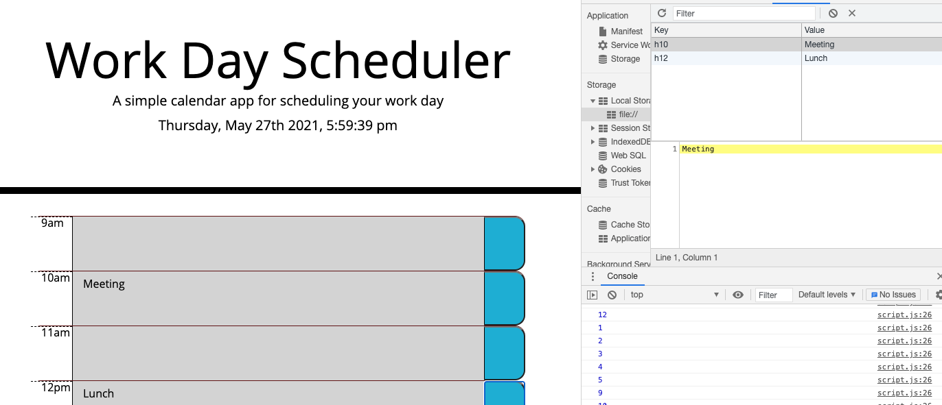 GitHub - burnsgirl/Work-Schedule: A planner that maps out the day in ...