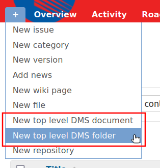 Project' plus menu extension · Issue #1337 · danmunn/redmine_dmsf · GitHub