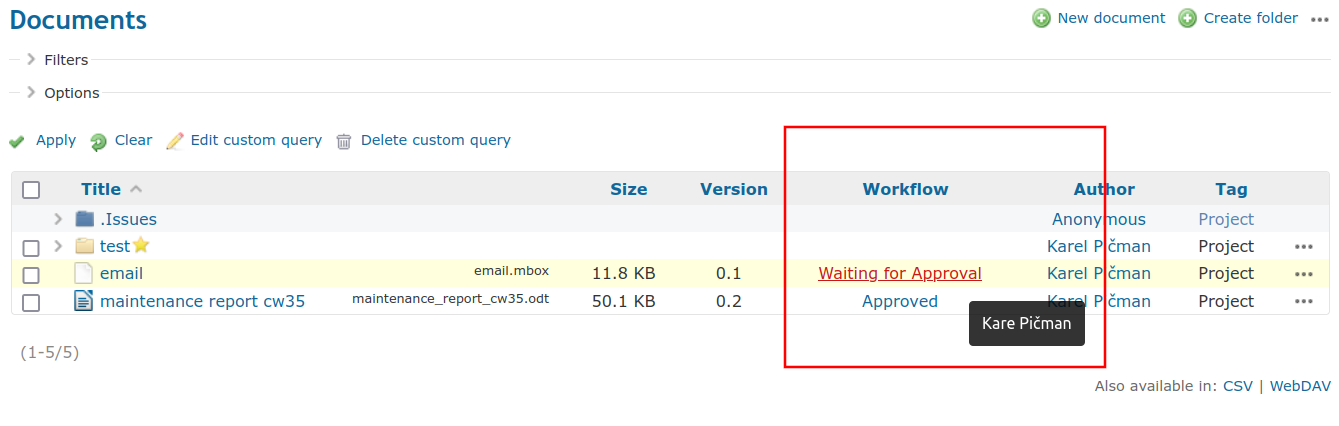 Suggest to show Approval option in list view instead hiding it in second layer menu being folded ...