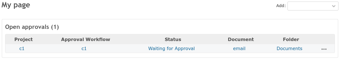 Suggest to show Approval option in list view instead hiding it in second layer menu being folded ...