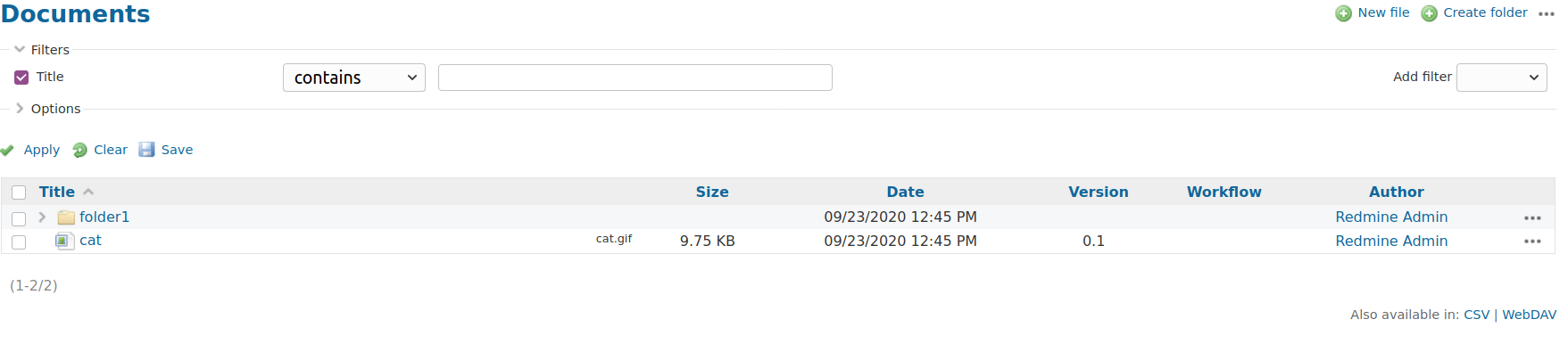 Available in CSV Internal Error · Issue #1175 · danmunn/redmine_dmsf · GitHub