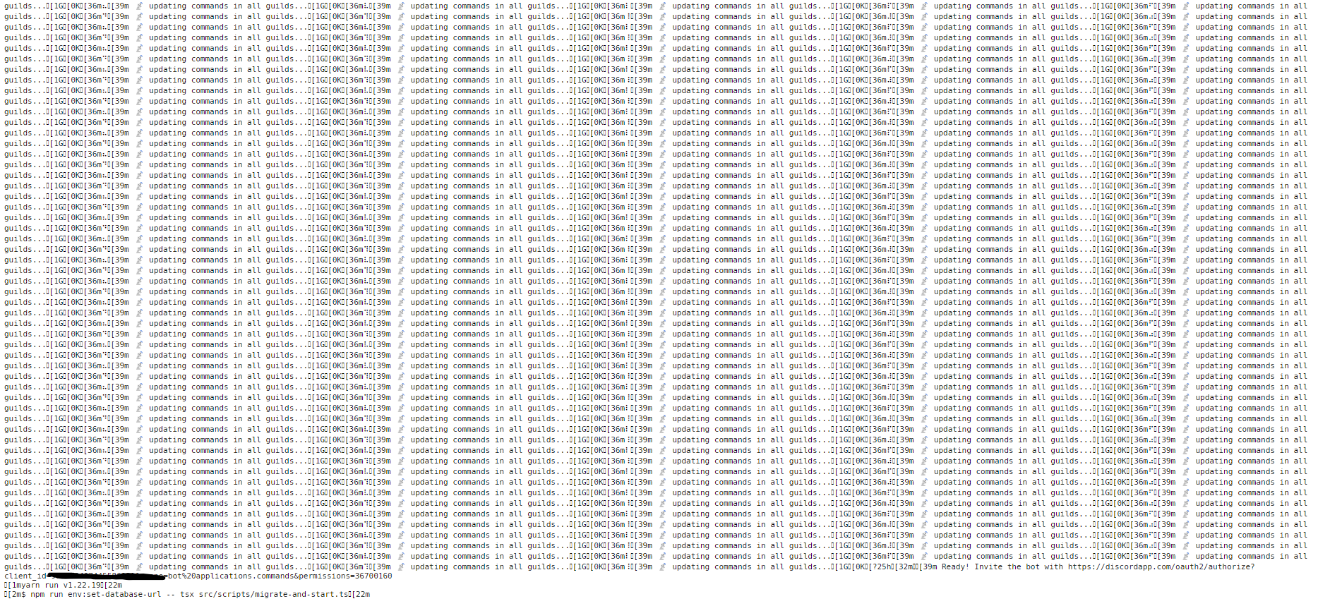 Error ope: Could not find settings for guild - after it's been working · Issue #866 ...