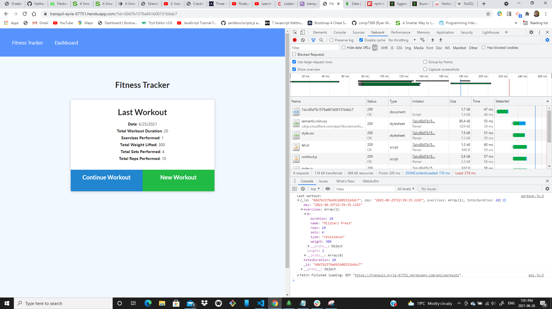 GitHub - NathanWichmann/FitnessTracker: This application is a personal ...