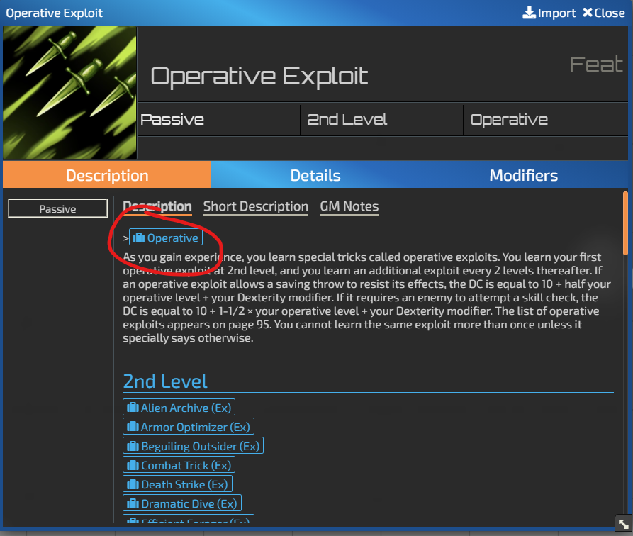 Data Entry Style Guide - foundryvtt-starfinder/foundryvtt-starfinder GitHub Wiki