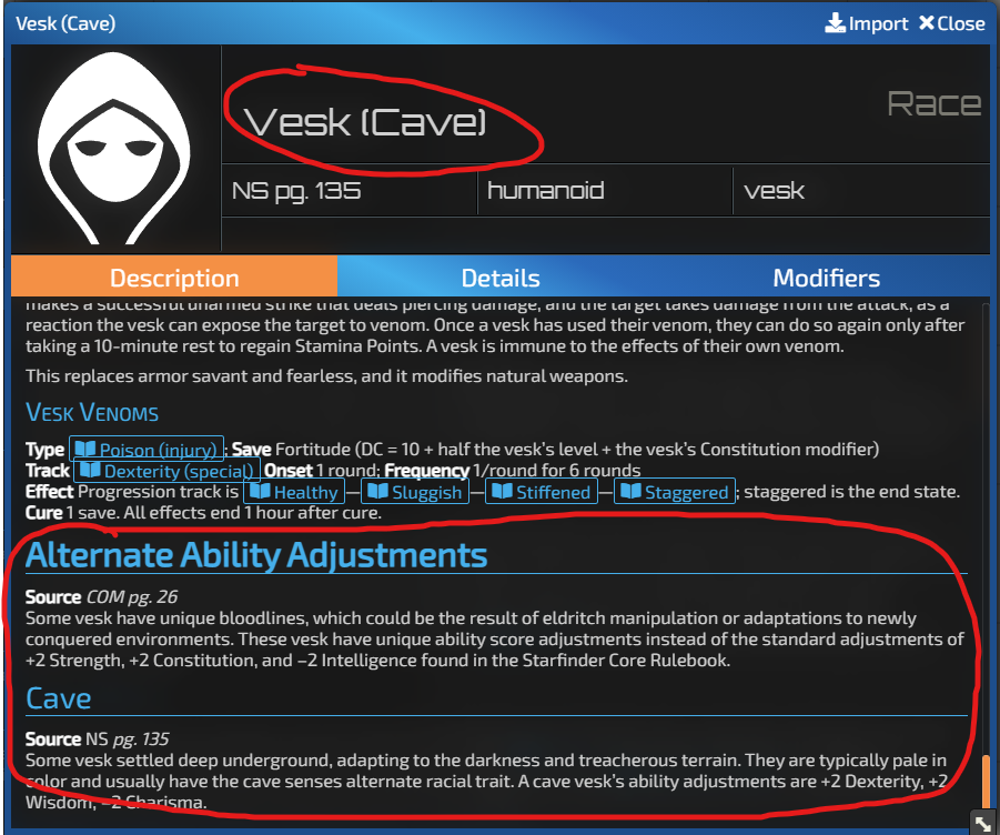 Data Entry Style Guide - foundryvtt-starfinder/foundryvtt-starfinder GitHub Wiki