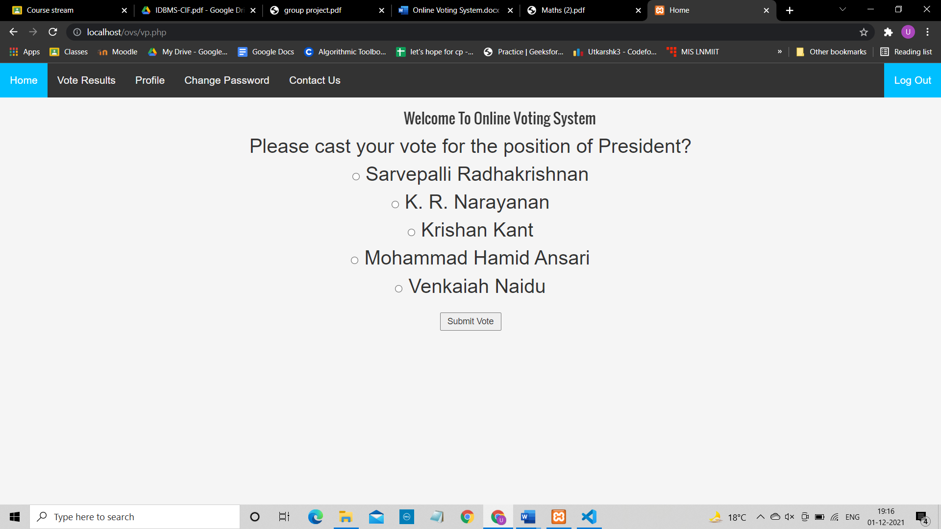 GitHub - utkarshk30/Online-Voting-System: An Online Voting Technique ...