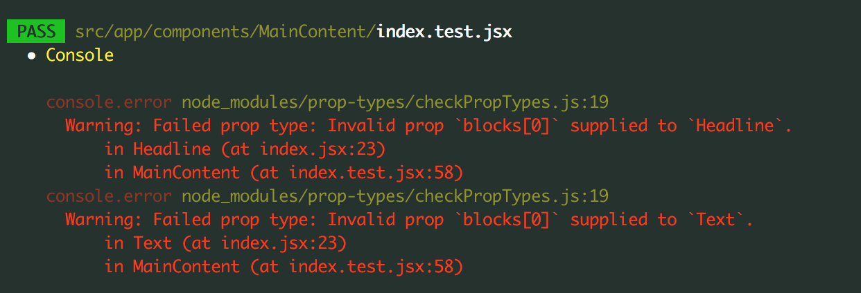Make propType isRequired console.error's real throw errors · Issue #289 · bbc/simorgh · GitHub