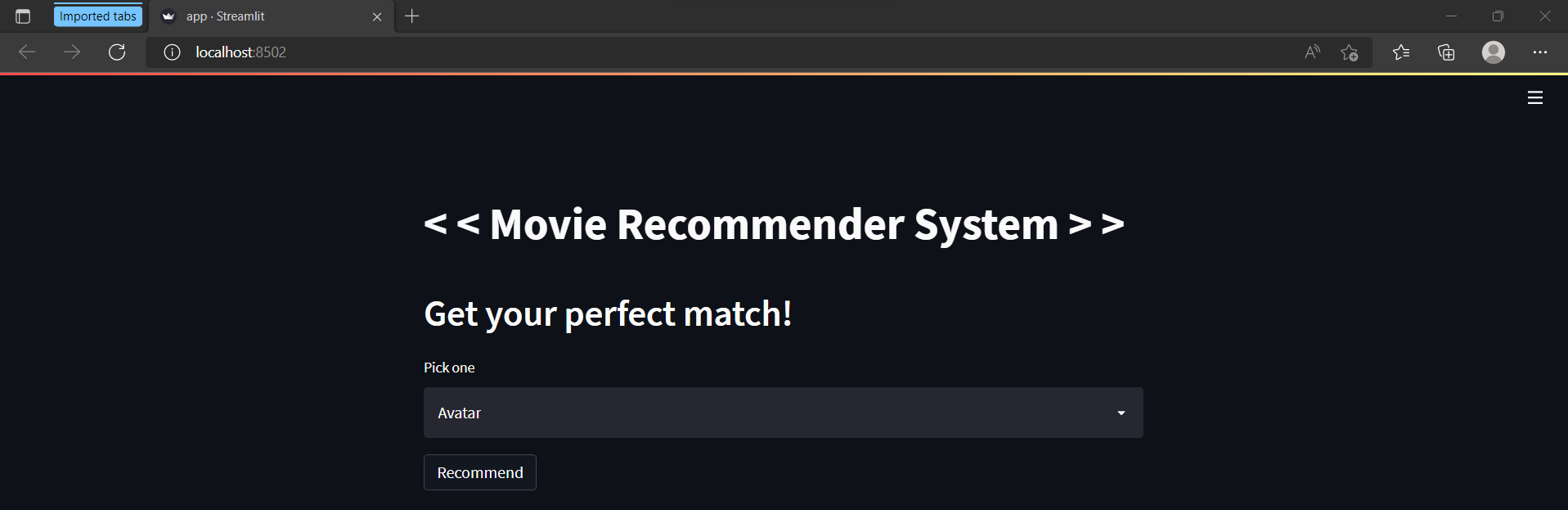 GitHub - harshitaGupta0140/Movie_Recommender_System