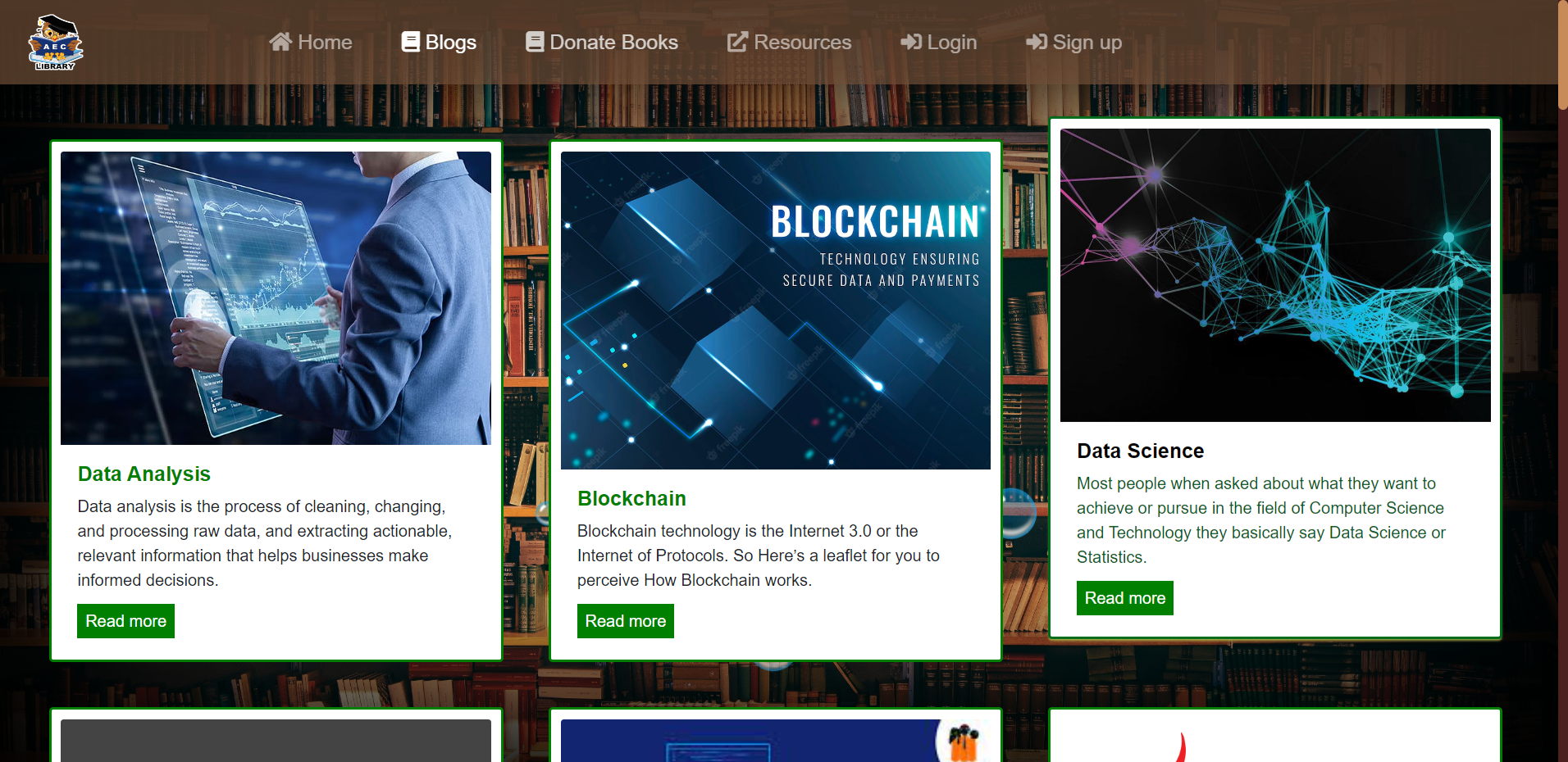 Color of the cards in Blogs page · Issue #1087 · SauravMukherjee44/Aec-Library-Website · GitHub