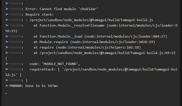 @tamagui/build doesn't install devDependencies · Issue #884 · tamagui/tamagui · GitHub