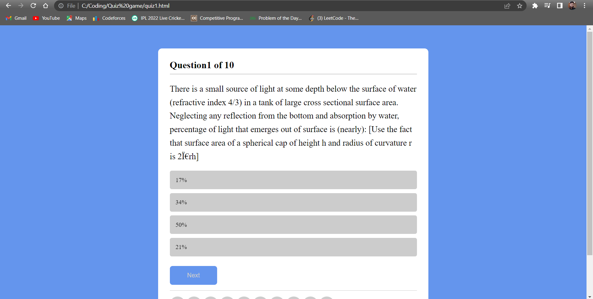 GitHub - Surajjadon23/Quiz-Game