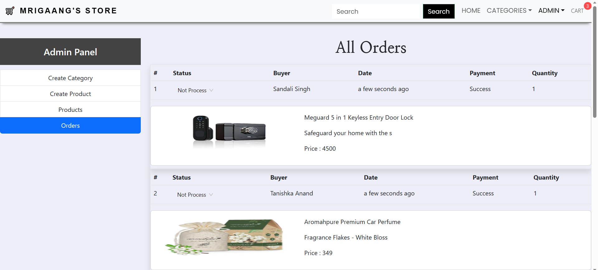 GitHub - tanishkaanand/Mrigaang-Store: Ecommerce Website
