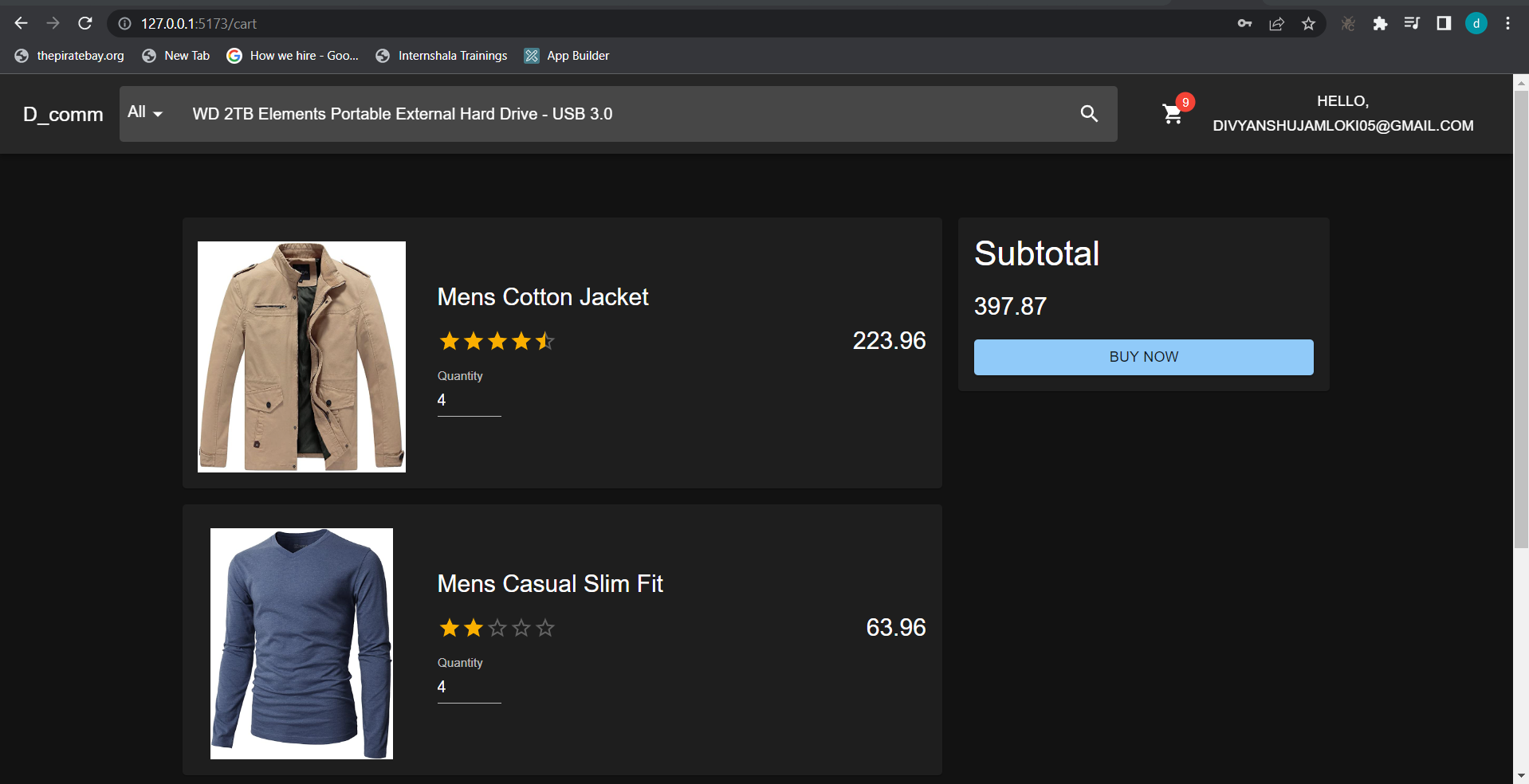 GitHub - divyanshujamloki/D-COMM: E-COMM SITE USING REACT