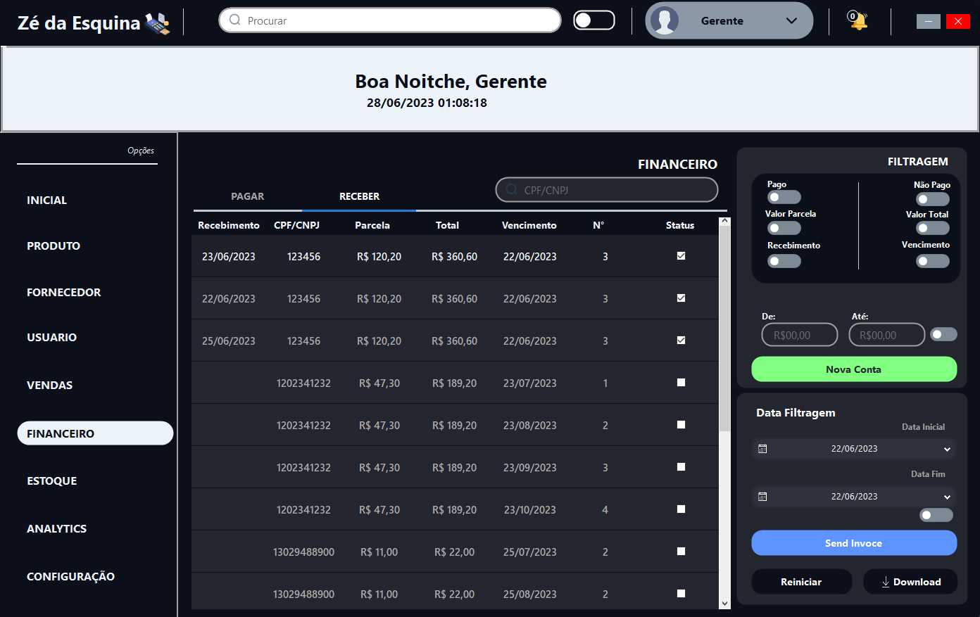 GitHub - PatrickSouza27/PDV-Projeto: Sistema de Gestão Analítica e PDV ...